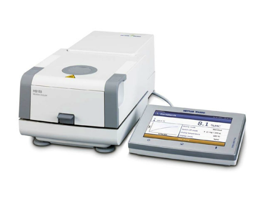 梅特勒-托利多(METTLER TOLEDO) HS153 快速水分测定仪(150g/0.01%) - 迅测仪器